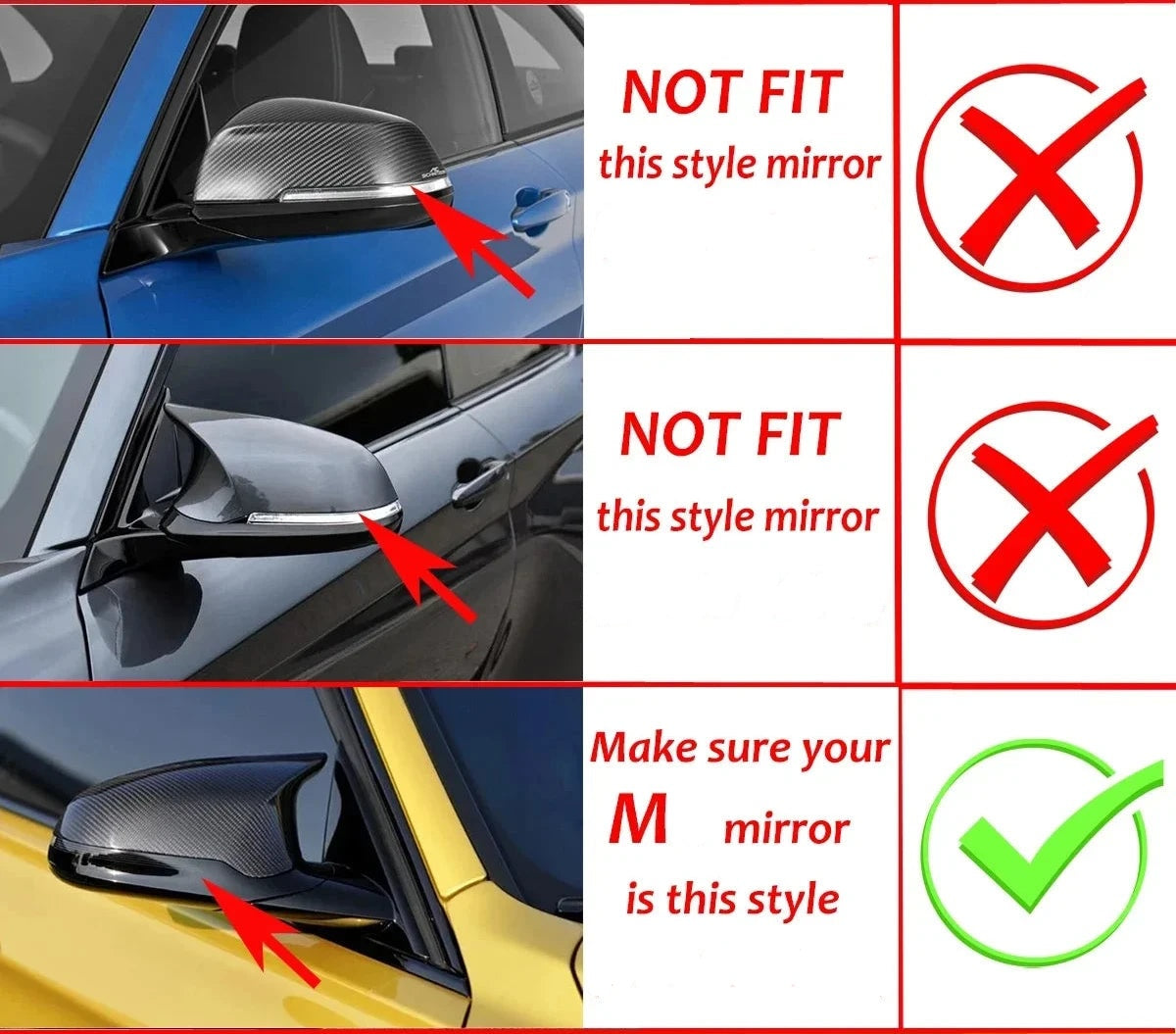 BMW M Style Mirror Cover | M3 F80 | M4 F82 F83 – Bimmer Elite
